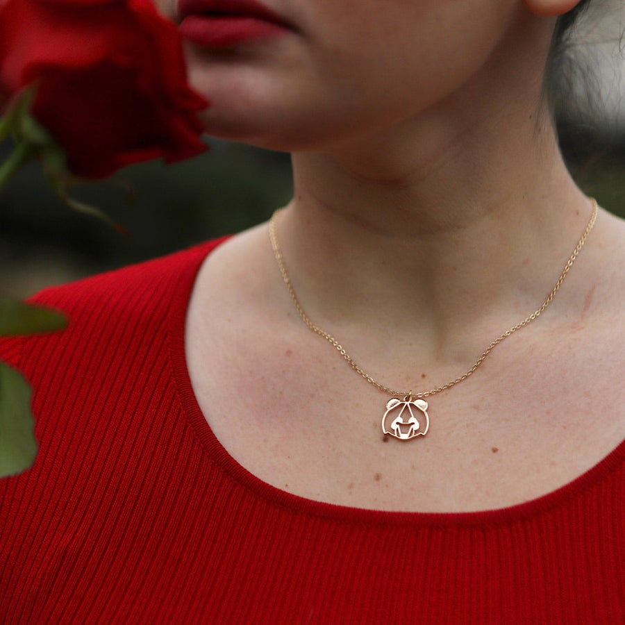 Collier Panda – Bijou animal totem